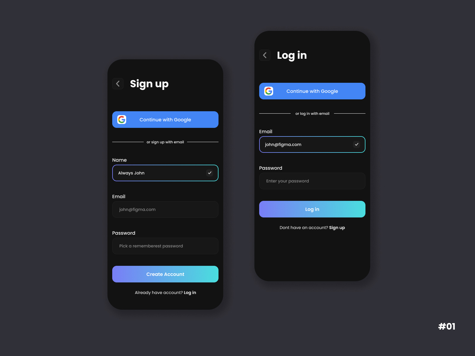 Daily UI - Sign Up by Ilyasa on Dribbble