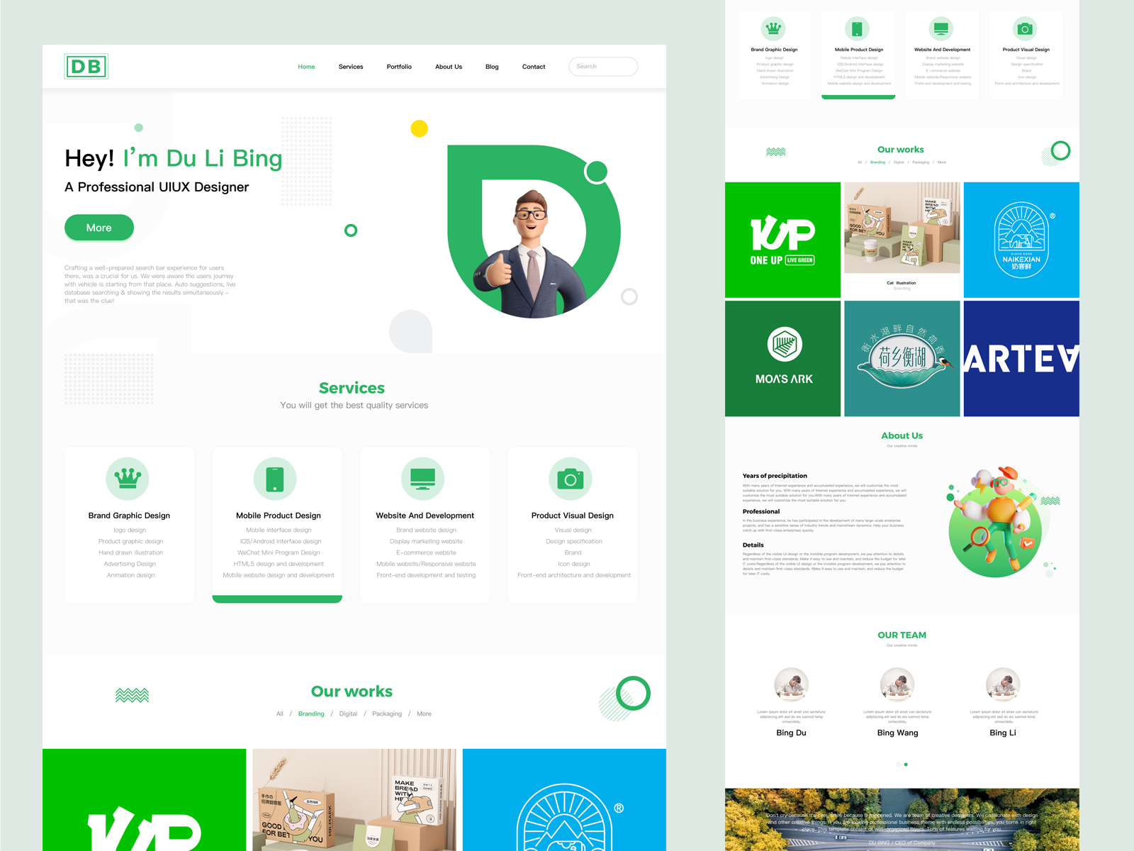web design by freeman on Dribbble