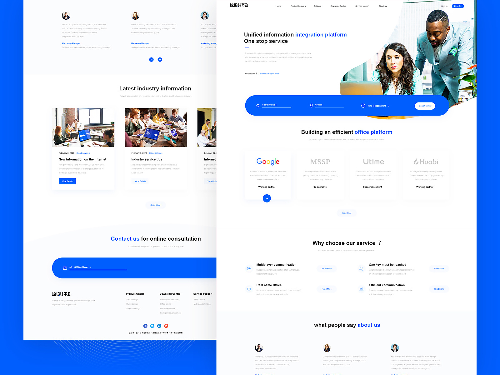 Web Design by Gfcheng on Dribbble