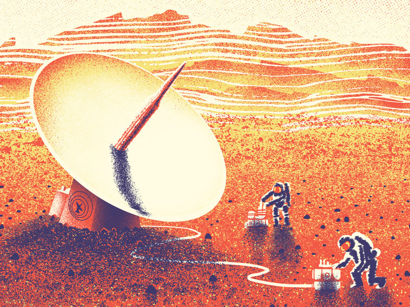 Setting up the Dish by Graham Pilling on Dribbble
