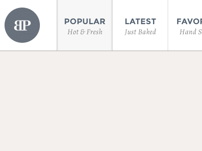 BP Header by Drew Tempelmeyer on Dribbble