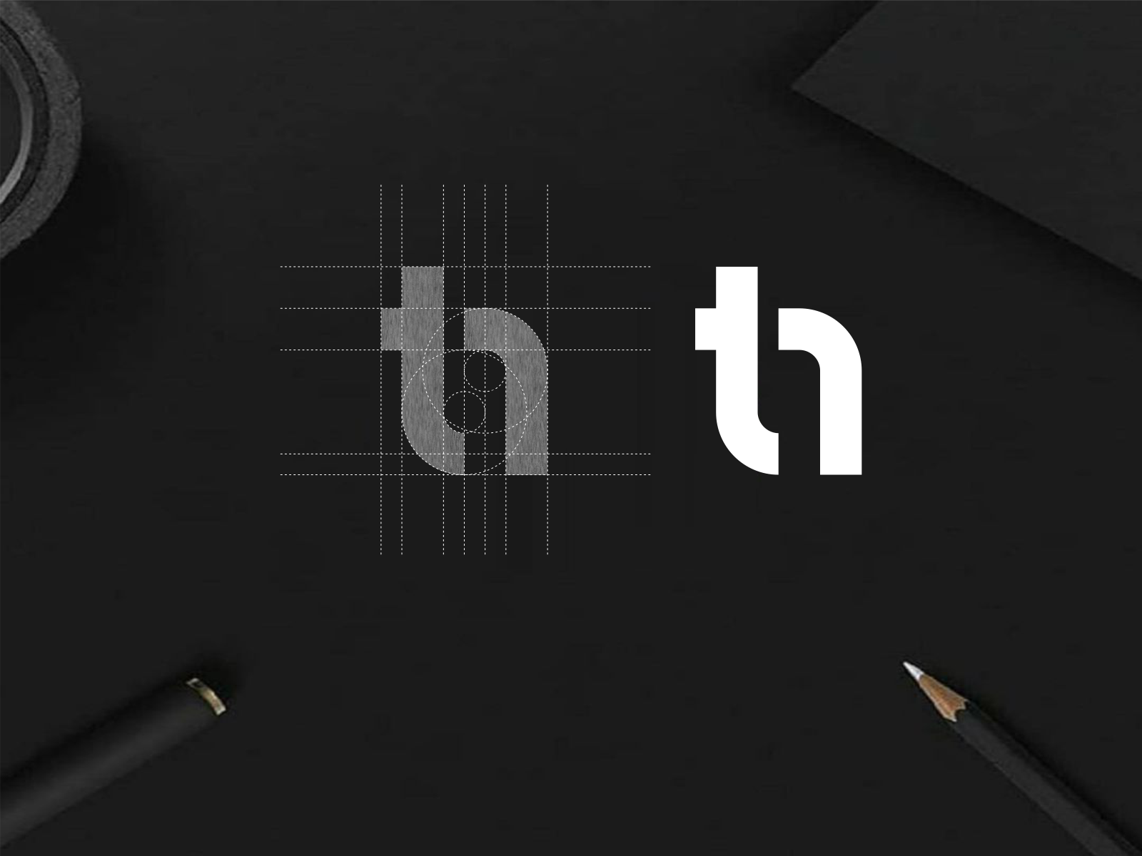 TH monogram logo by santuy_dsgn on Dribbble