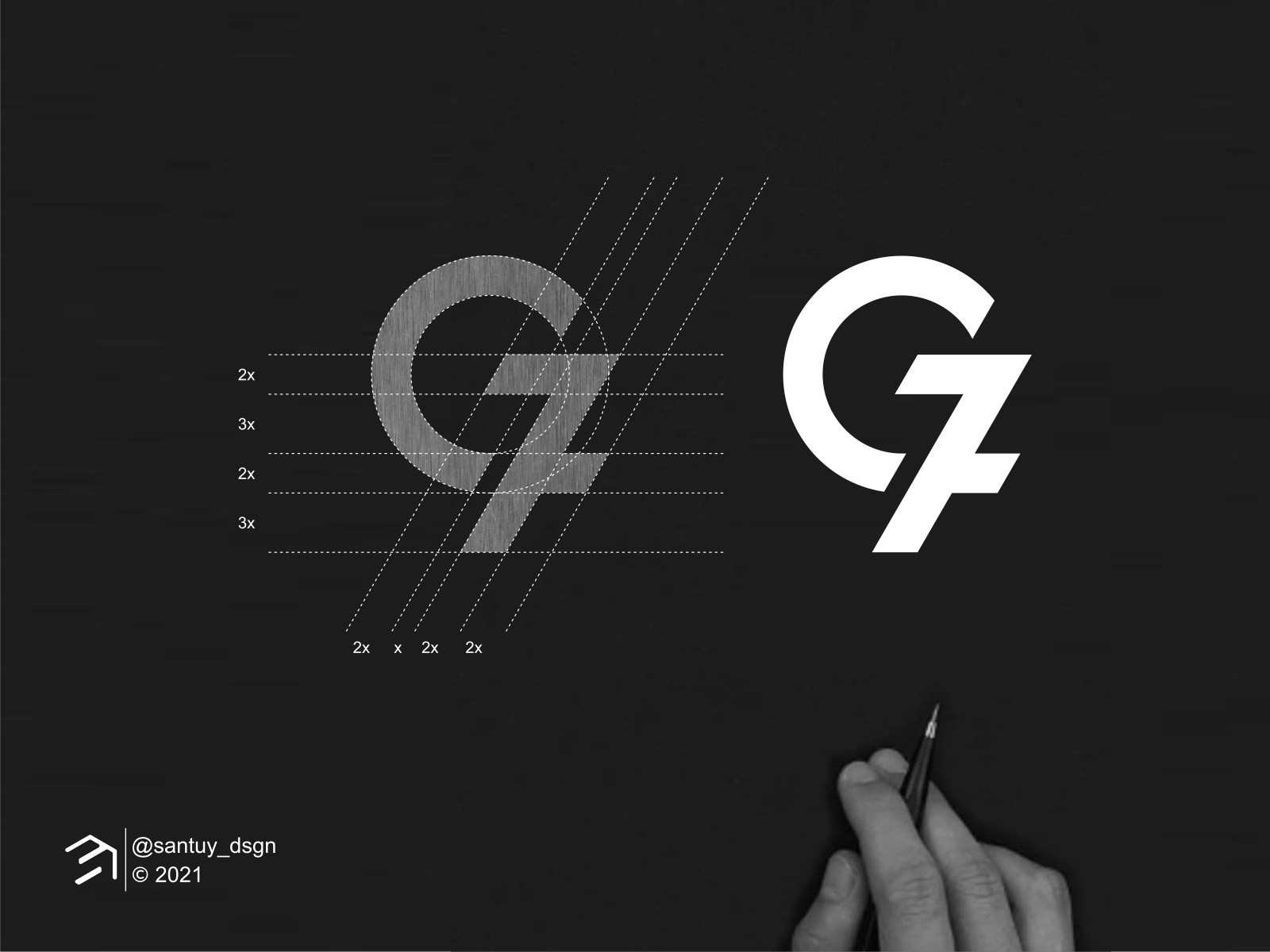 G7 monogram logo by santuy_dsgn on Dribbble