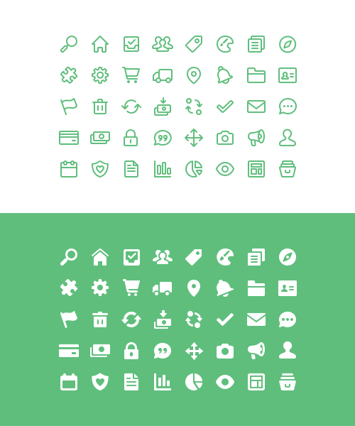 Shopify - Mobile & Web Icons by Zach Roszczewski on Dribbble