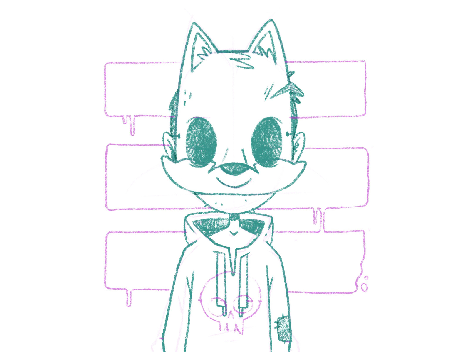 Creepy Fox Mask Kid Sketch by Jetpacks and Rollerskates on Dribbble