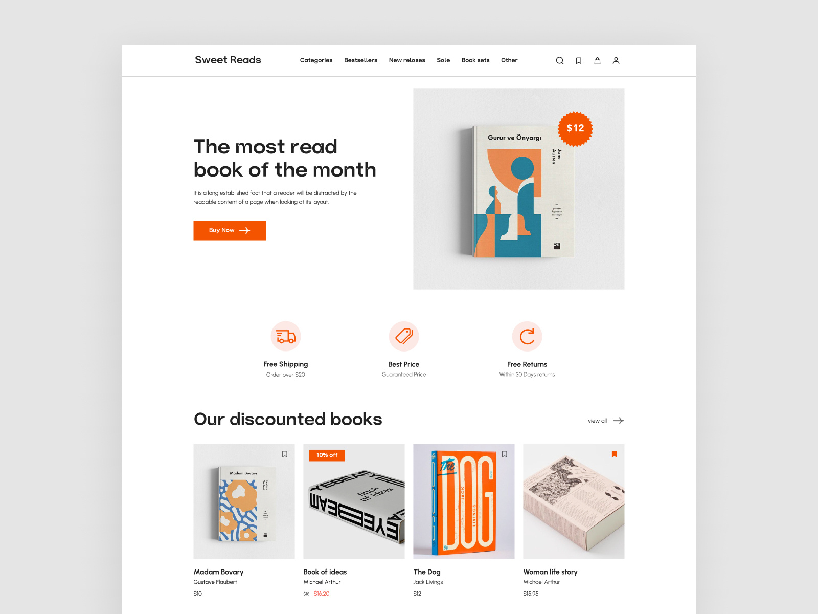 Online bookshop UX/UI design by Zulfiya Shikhaliyeva on Dribbble