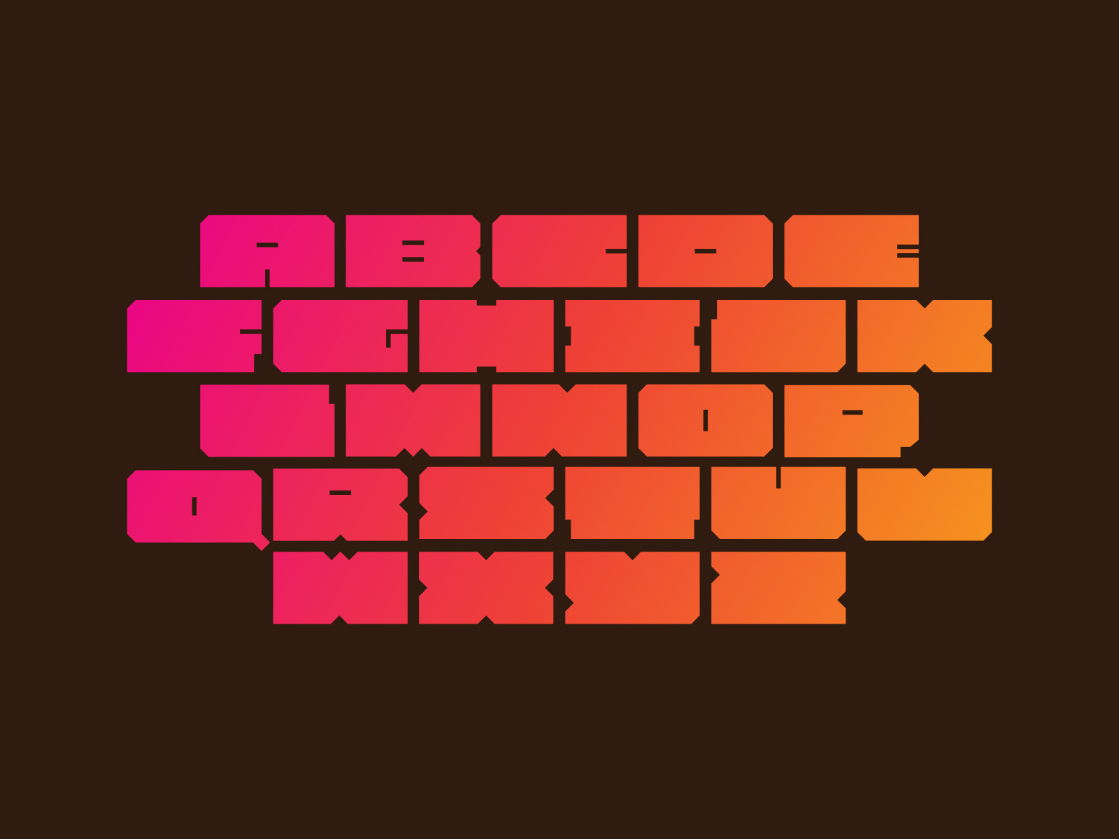 Introducing Chippy: A New Typeface by Dave Bullen on Dribbble