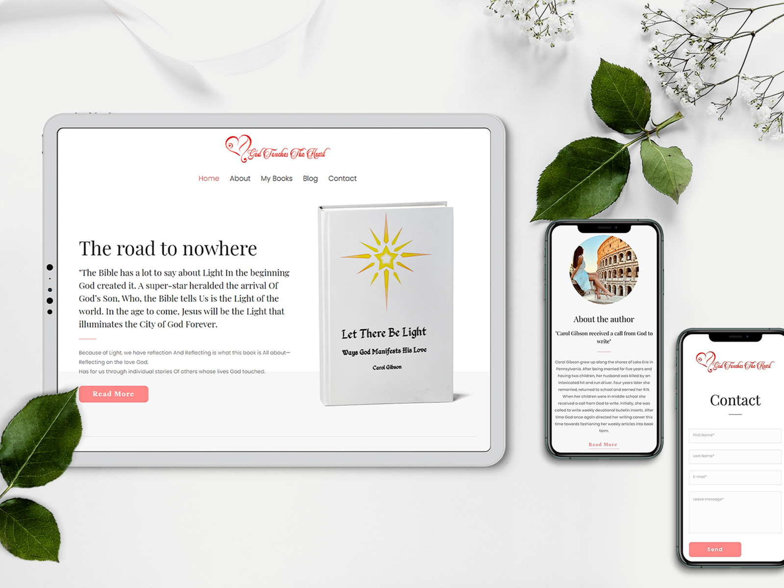 Book Promotion Site Design (WORDPRESS) by MySpace Creative Studio on ...