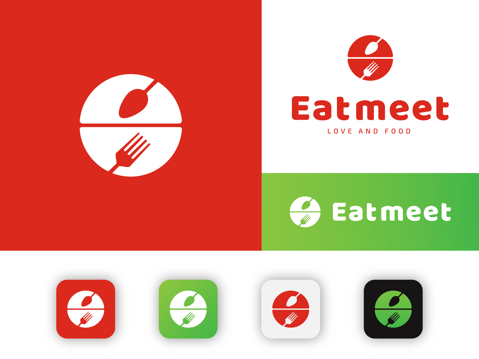 Food app logo by Jowel Ahmed on Dribbble