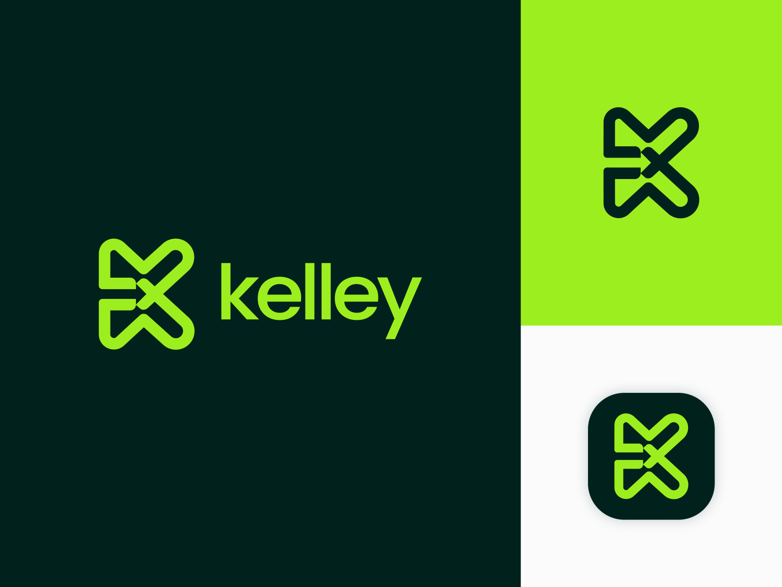 K Letter Kelley Logo Design by Jowel Ahmed on Dribbble