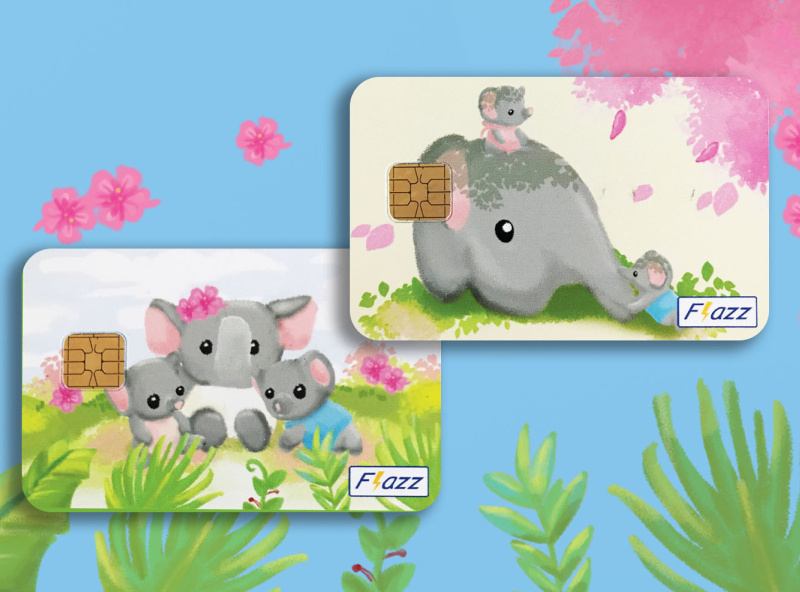 Flazz Card Illustration Design by Lucky D on Dribbble