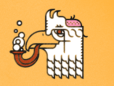 Smug Eagle by Jaime Martinez on Dribbble