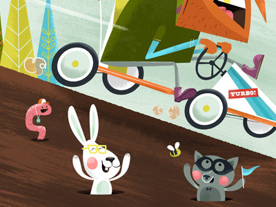 Boxcar Racer Print by Christopher Lee on Dribbble