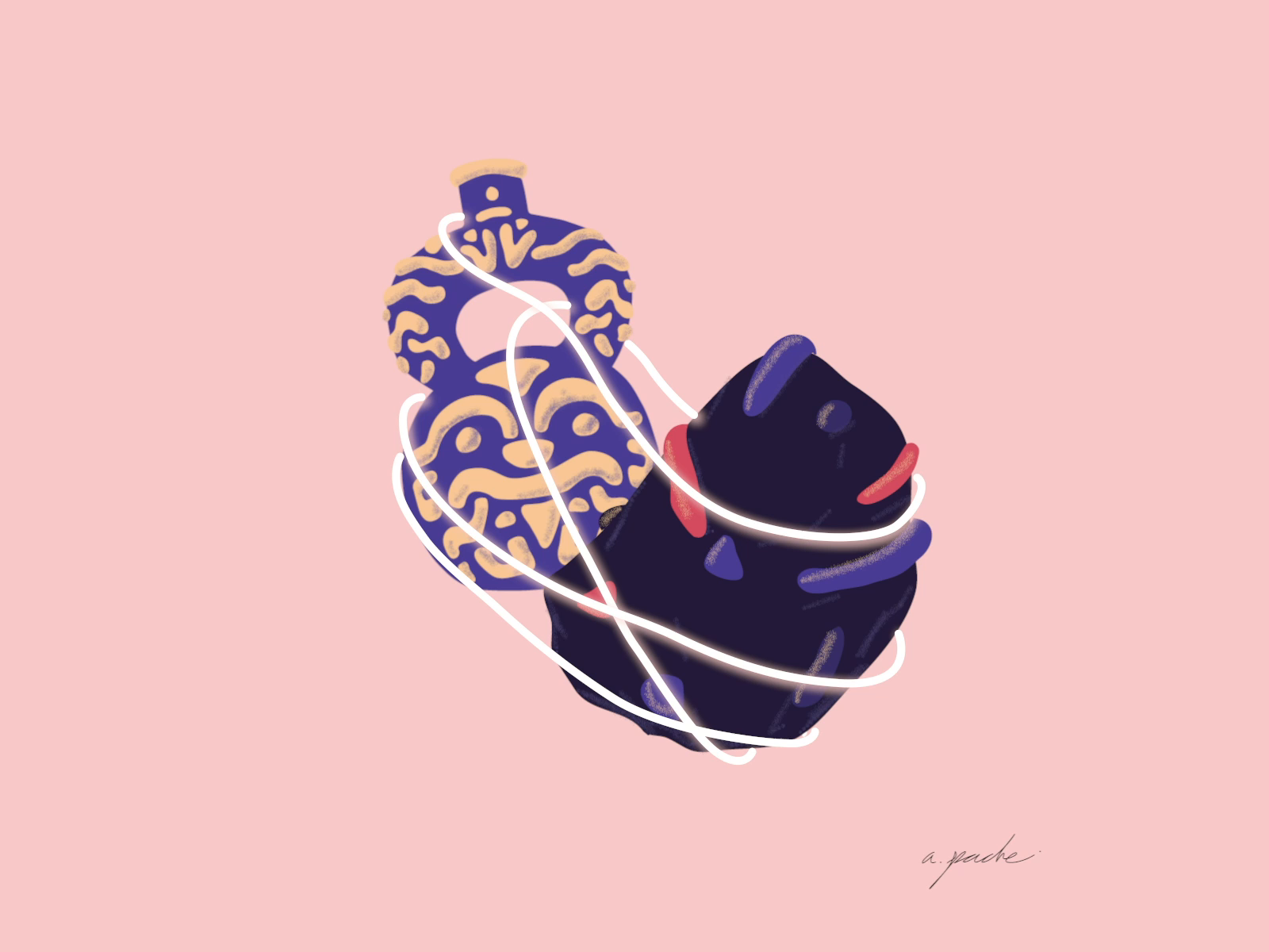 Tied Up by Adrià Pacheco on Dribbble