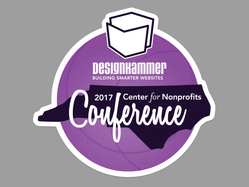 NC Center for Nonprofits Conference Sticker by Frank Yonnetti on Dribbble