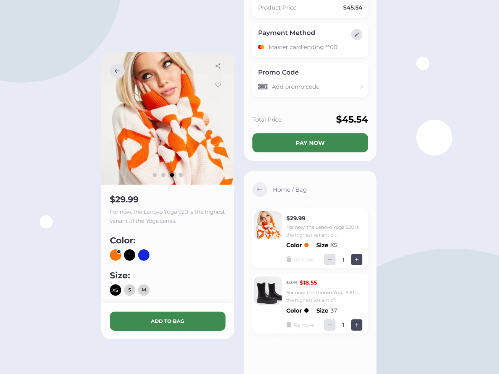 E-commerce IOS app by Gajane on Dribbble