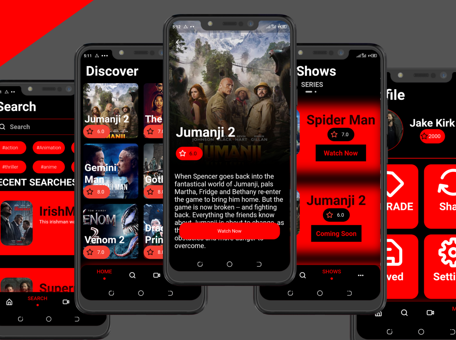 ULTIMATE MOVIE UI by John Kinyanjui on Dribbble