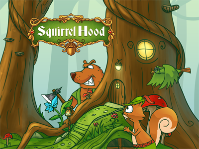 Squirrel hood game screen by Ioan Decean on Dribbble