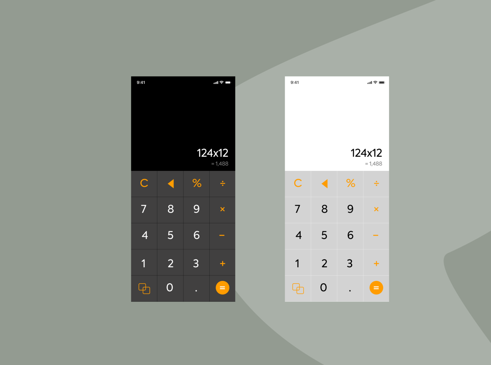 Daily UI 004 - Calculator by Pambudiono on Dribbble