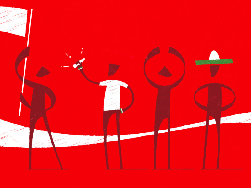 Character Design for Coca Cola by Felix Meyer on Dribbble