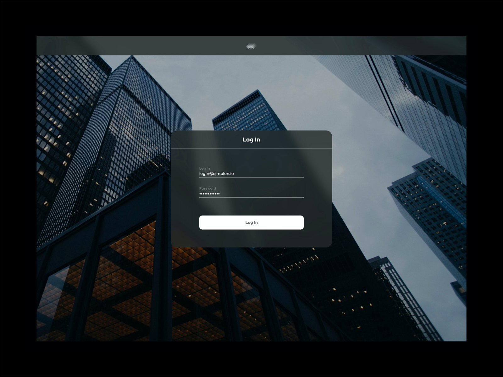 Peak Admin Panel – Log In by Viktor Horvath on Dribbble