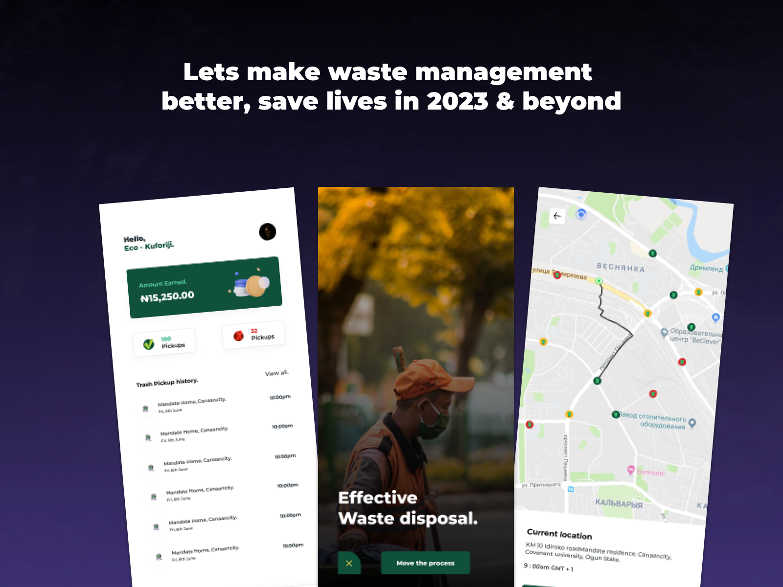 IOT for Waste Management by DubemtheDsgnr on Dribbble