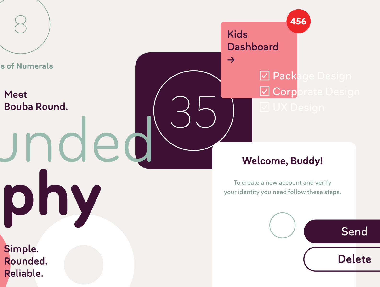 Bouba Round by HvD Fonts | Type Foundry on Dribbble