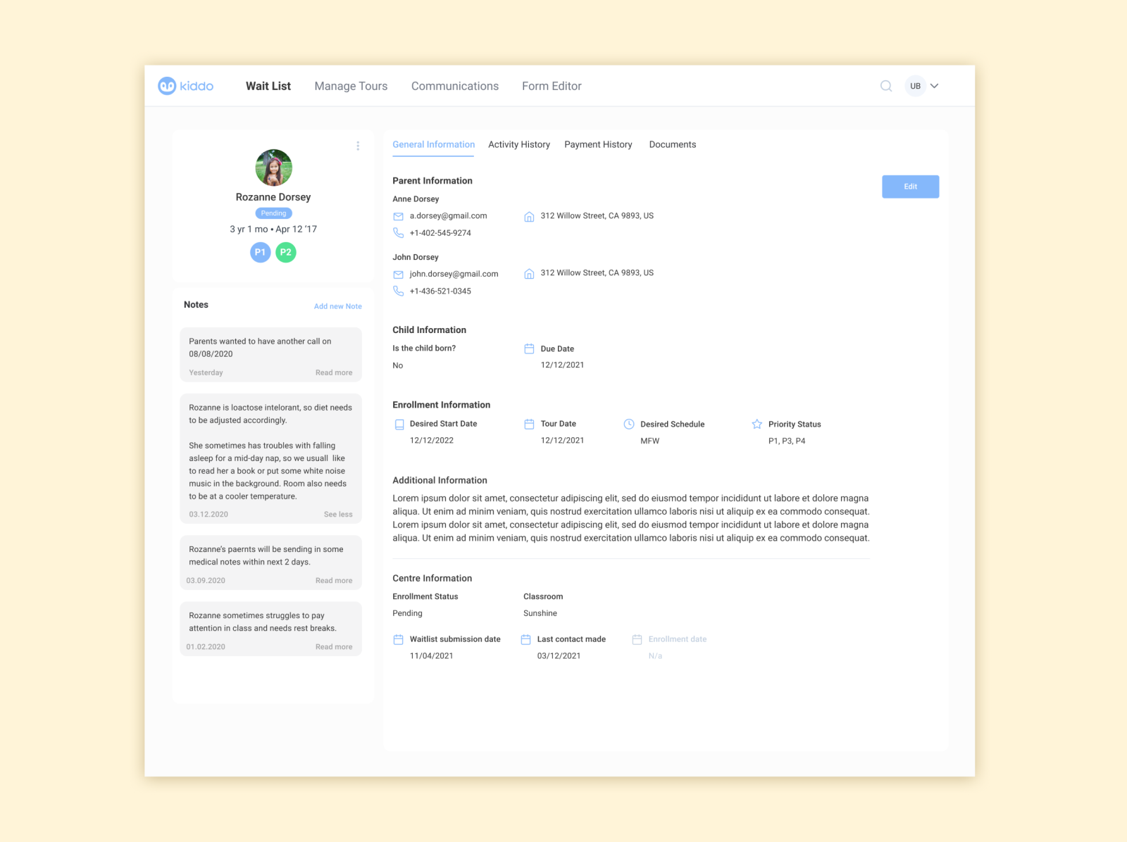 Full Child Profile View by 👩🏻‍🎨 Una Bassil on Dribbble