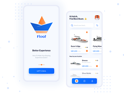 Float - Boat Booking & Rental App by Jay Singh Shaktawat for F22 Labs ...
