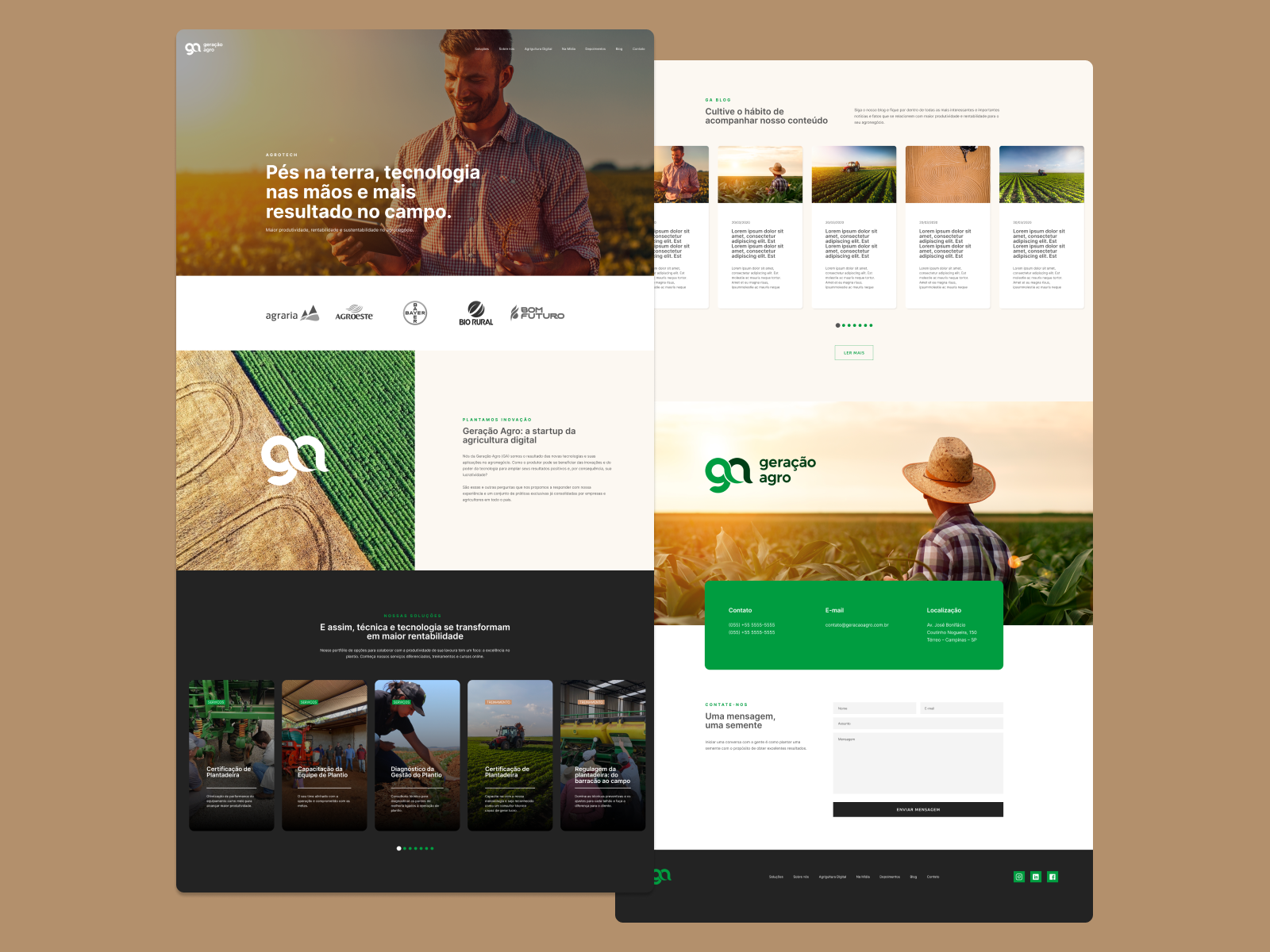 UI Design Geração Agro by Haus Design Studio on Dribbble