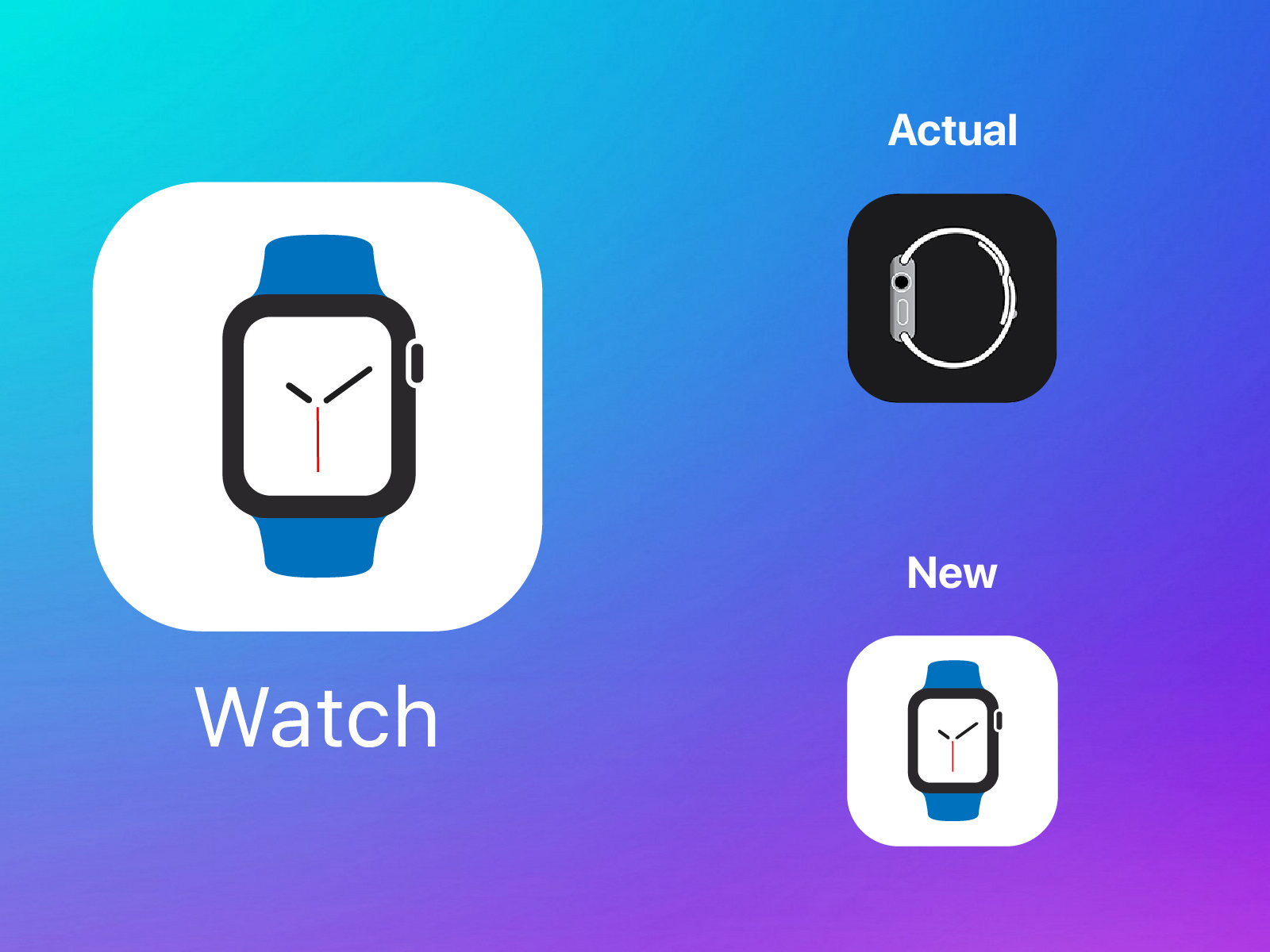 Apple Watch Icon Redesign Concept by Matias Ortega Iñiguez on Dribbble