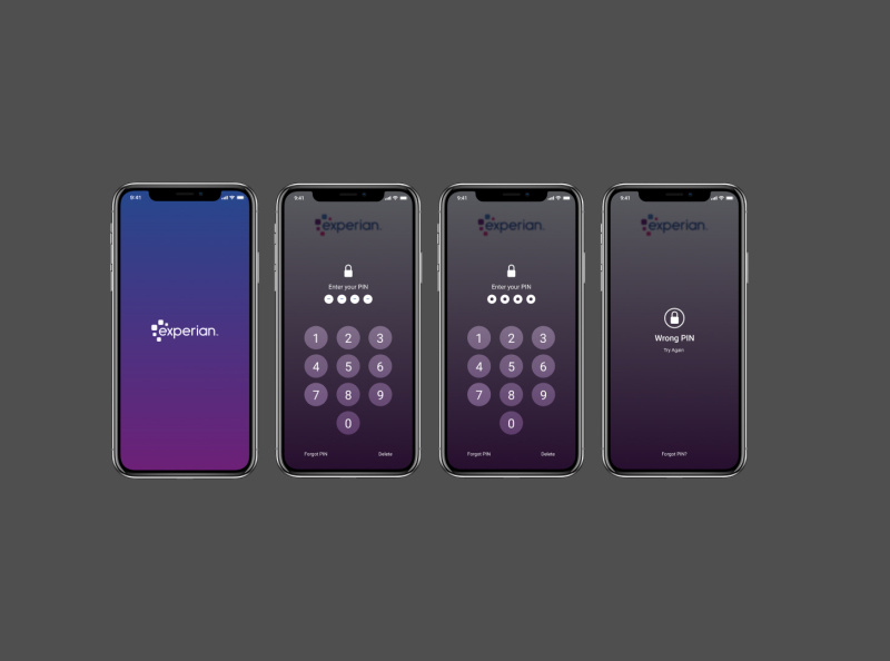 Experian Login screen by Hesam Andalib on Dribbble