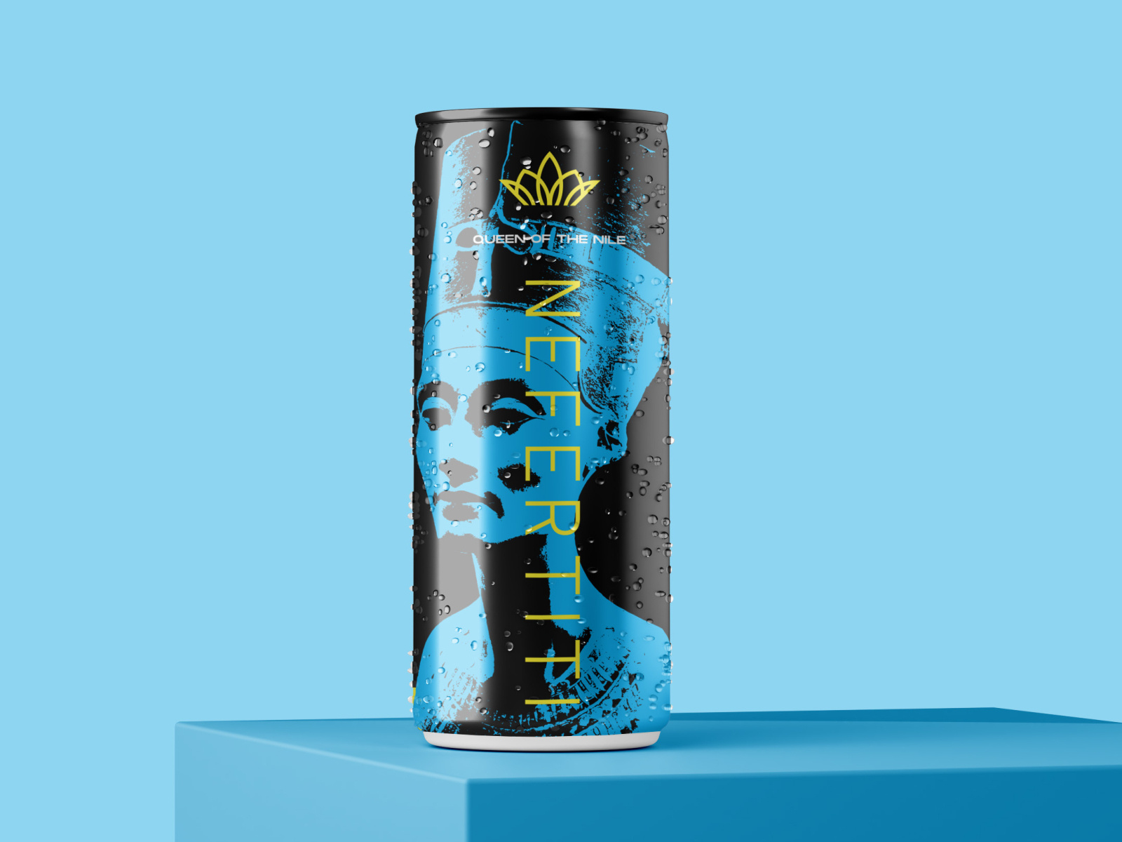 Can Label Design With Free PSD Mockup by Mst. Bipasha Haque on Dribbble