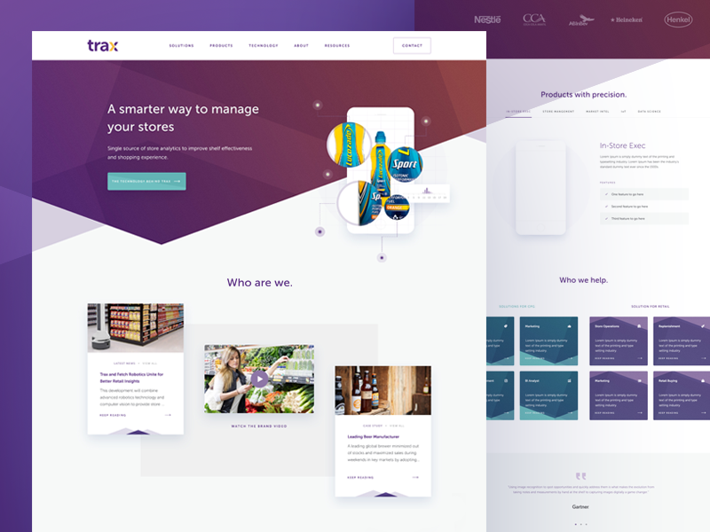 UI sample 2 by Phil Millward for Parallax on Dribbble