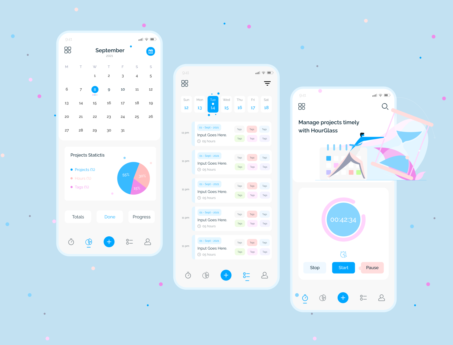 Project Management APP UI by Elias Manik on Dribbble