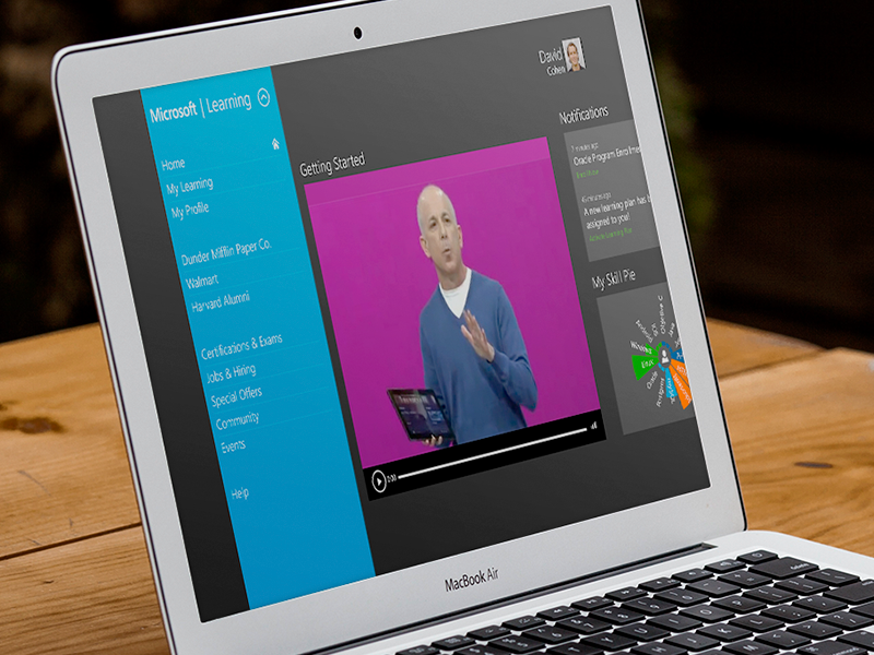 Microsoft Learning by The UX Department on Dribbble