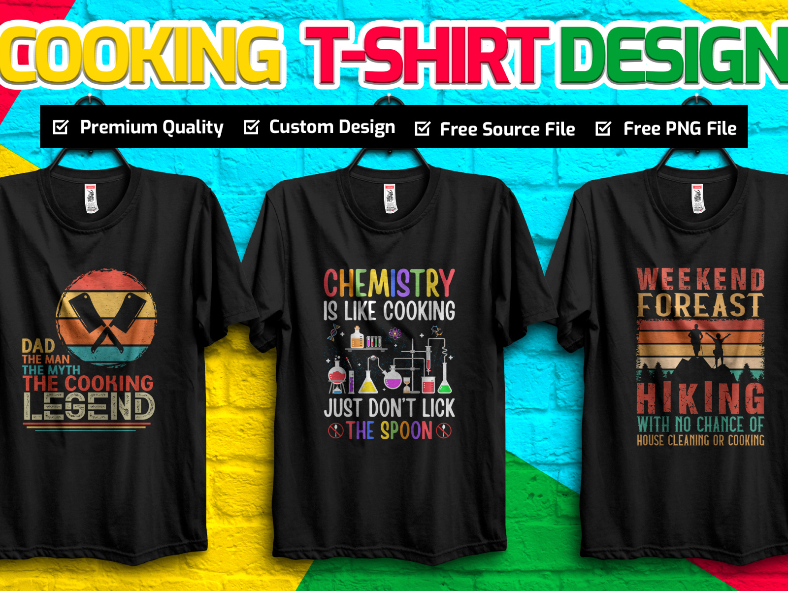 Cooking T-shirt Design by Asraf Ud Dowla on Dribbble