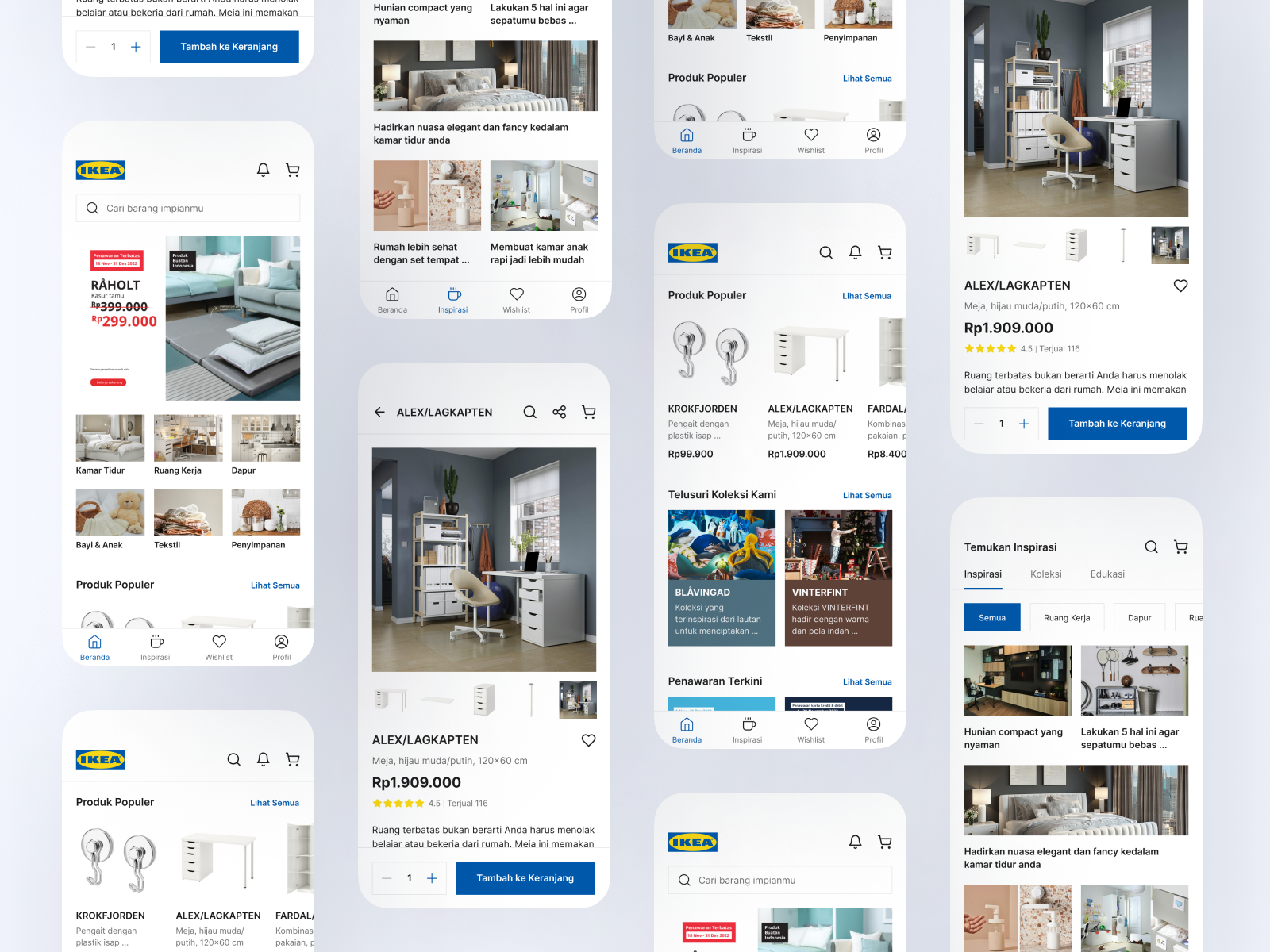 IKEA Mobile App | Redesign by Rizqi Fatur on Dribbble