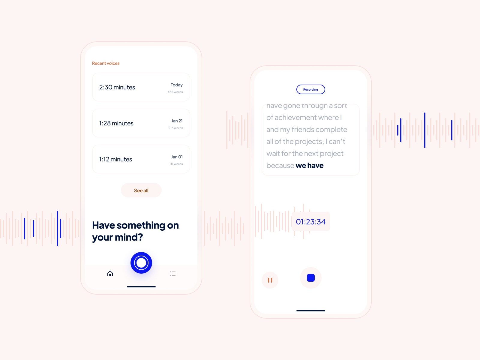 Voice Notes App by Idham on Dribbble