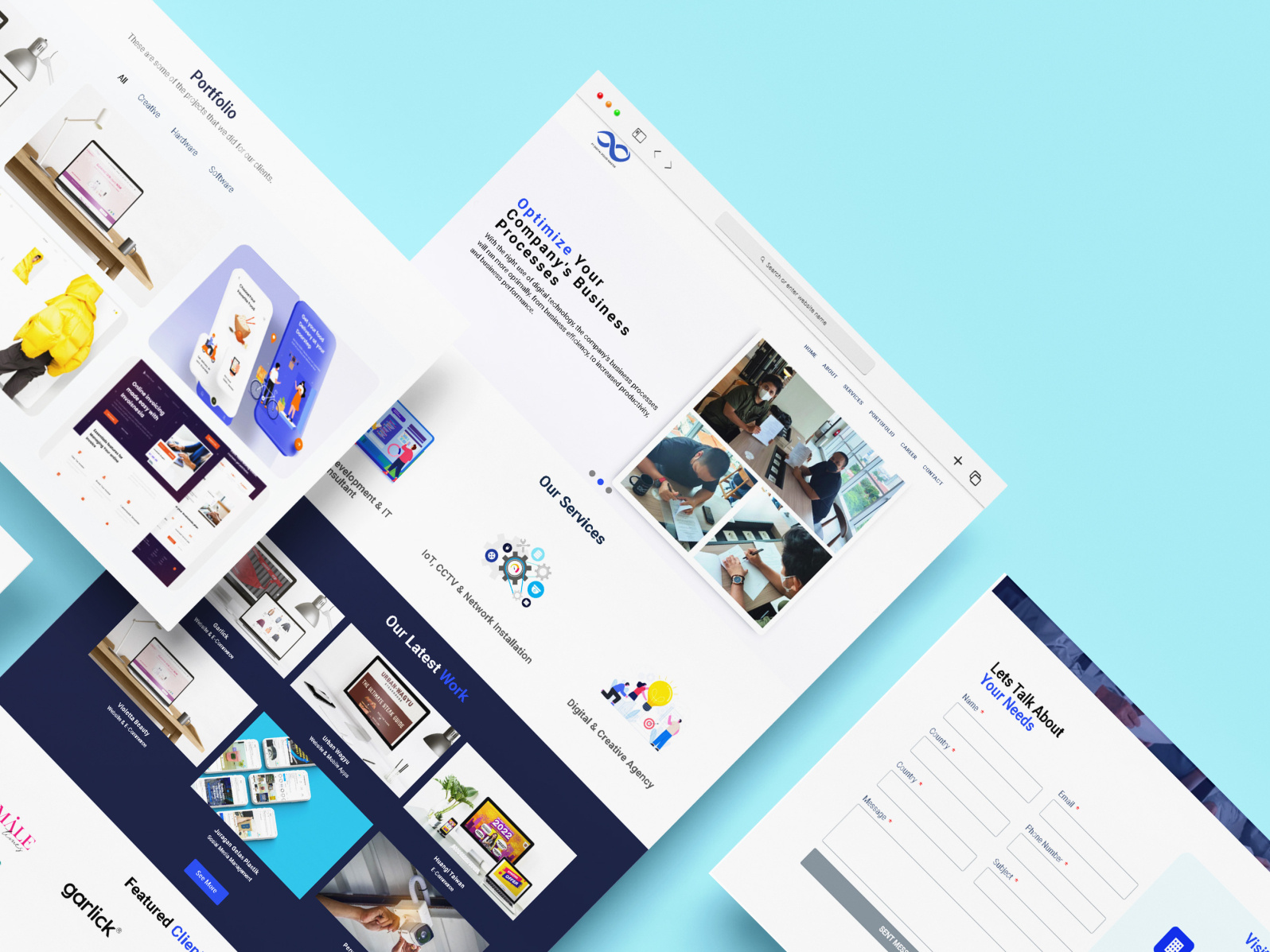 WebDesign Project - DSM Group by Dimas Kurnia on Dribbble