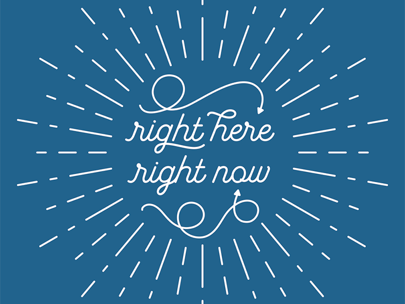 Right Here Right Now by Naomi María Szczesiul on Dribbble