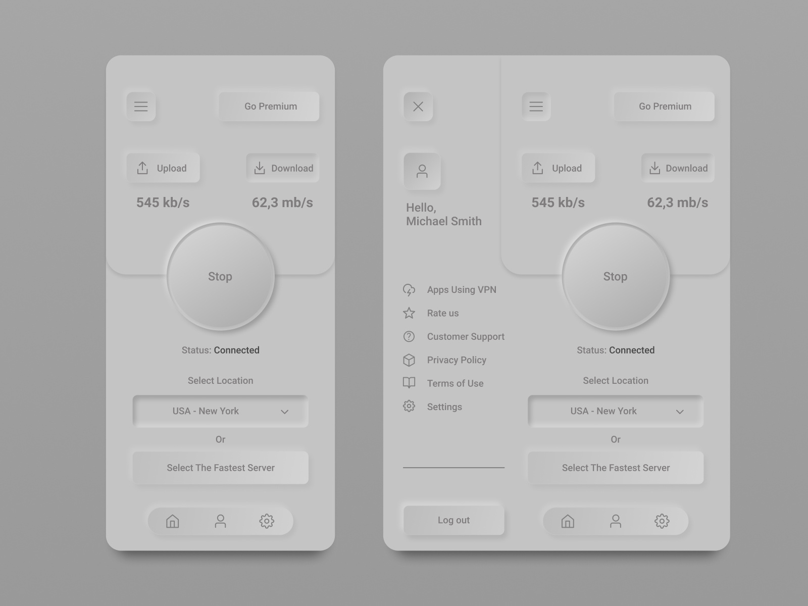 skeuomorphism navigation app by Vladimir Laur on Dribbble