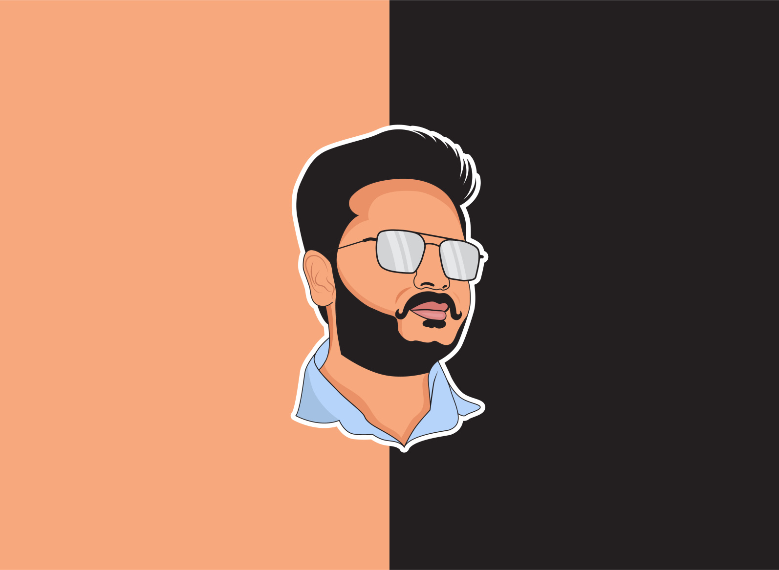 illustration avatar by Jay Bakraniya on Dribbble
