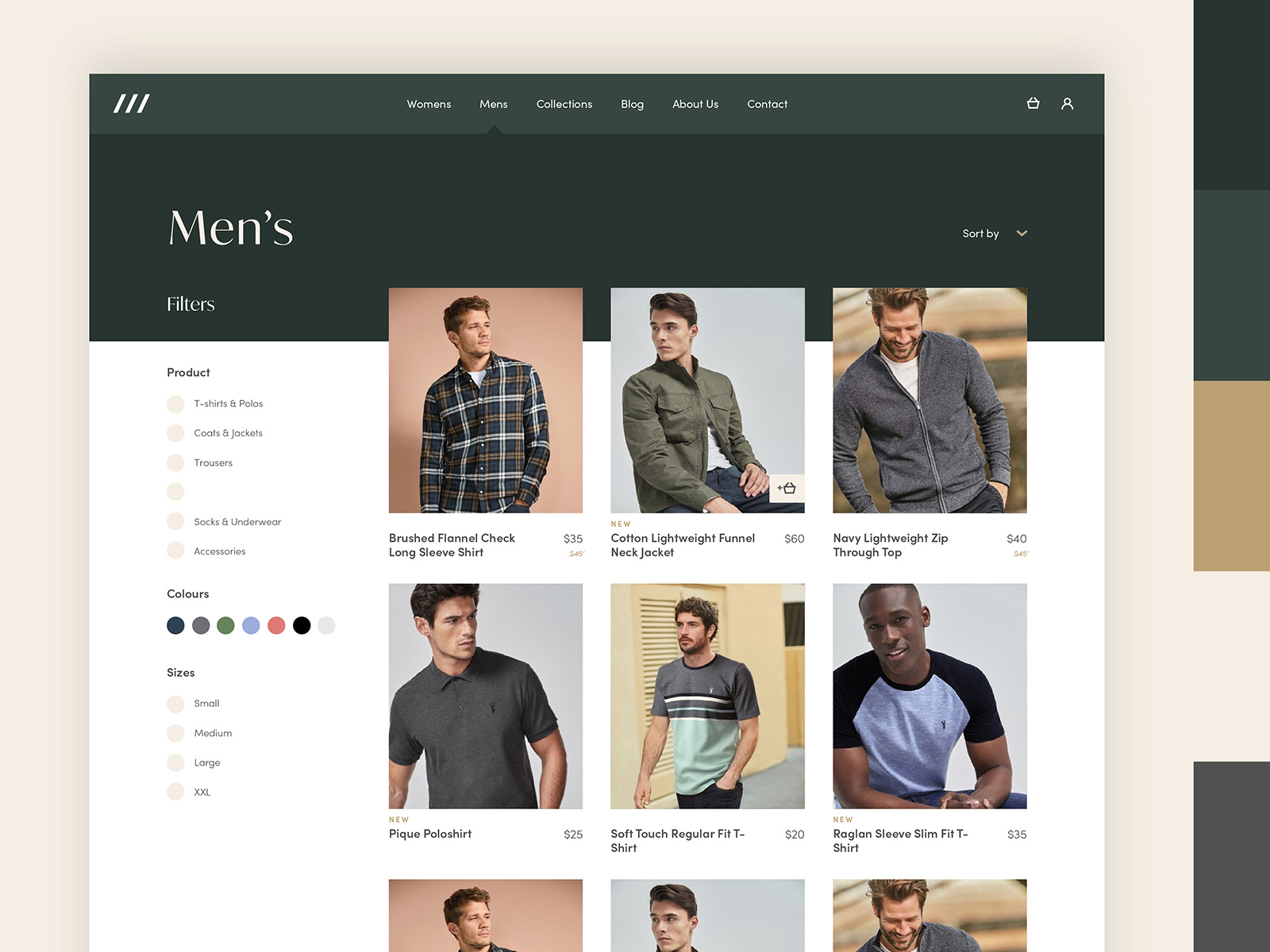 Store Colour Palette Exploration by Simon Ward on Dribbble