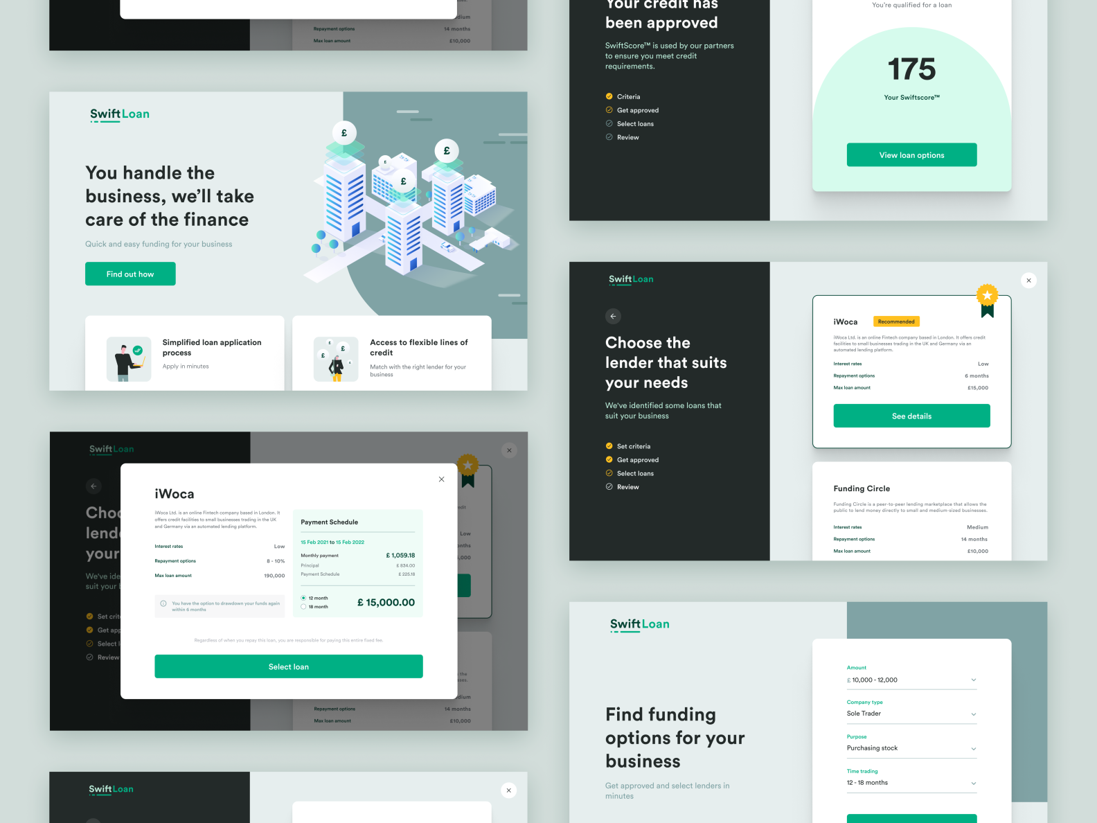 Financing Credit Application Web UI by Ella Yuna Jeong on Dribbble