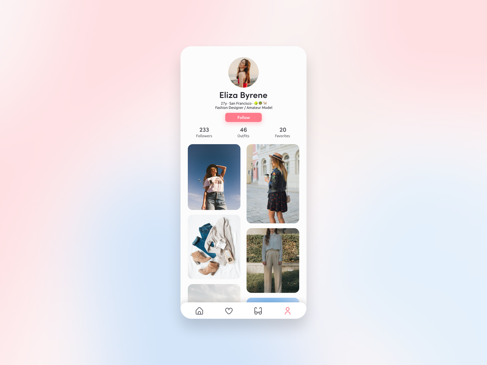 Daily UI 6 Profile Page By Lili Lin On Dribbble