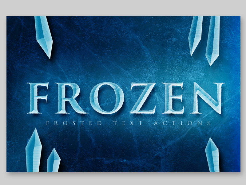 Frosted Ice Photoshop Actions by Micromove on Dribbble