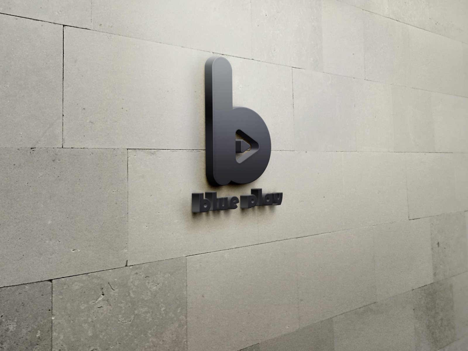 blue play logo by Selly Kristina on Dribbble