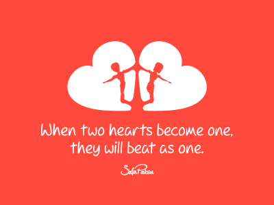 Two Hearts as One by Safa Paksu on Dribbble