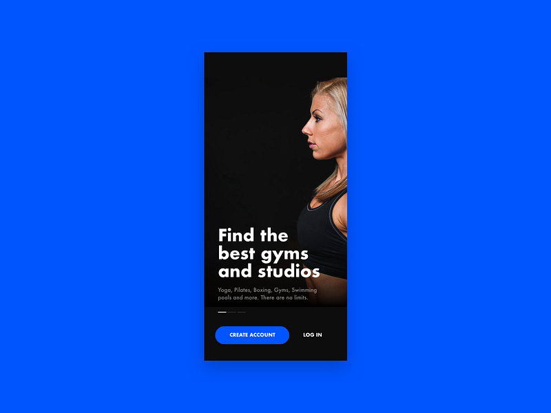 Fitness Splashscreen by Milan Houter on Dribbble